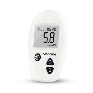 Sinocare Glucometer Blood Glucose Meter Kit | Safe Accu